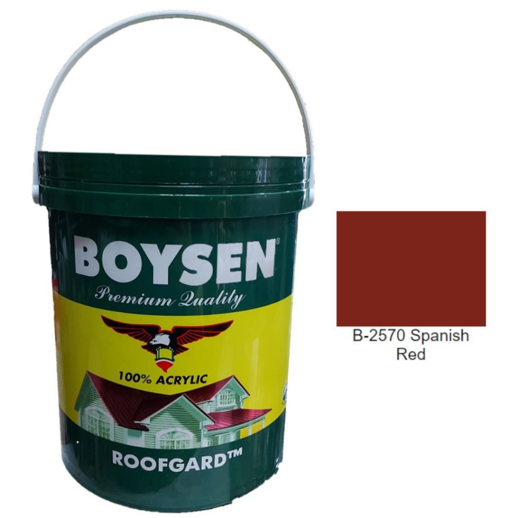 Boysen Roofgard Acrylic Gloss Rood Paint Roofguard (Avialable in ...