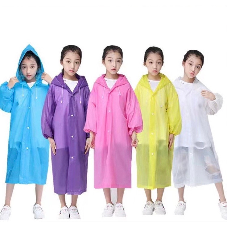 Rain Coat Kids For Girls EVA Unisex Kids Raincoat Raincoat For Kids Boy ...