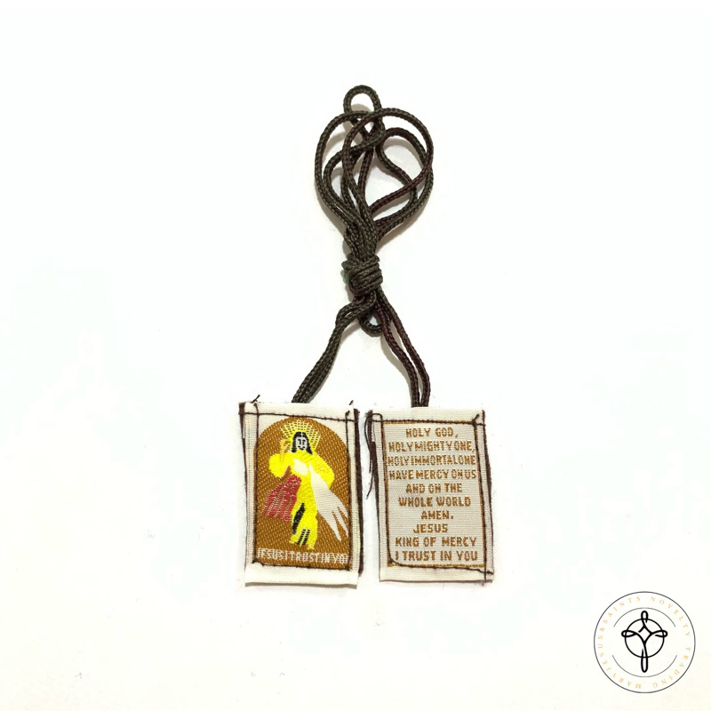 Cloth Scapular Divine Mercy | Shopee Philippines