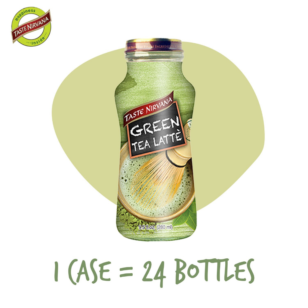 Taste Nirvana Green Tea Latte Case 280ml x 24 | Shopee Philippines
