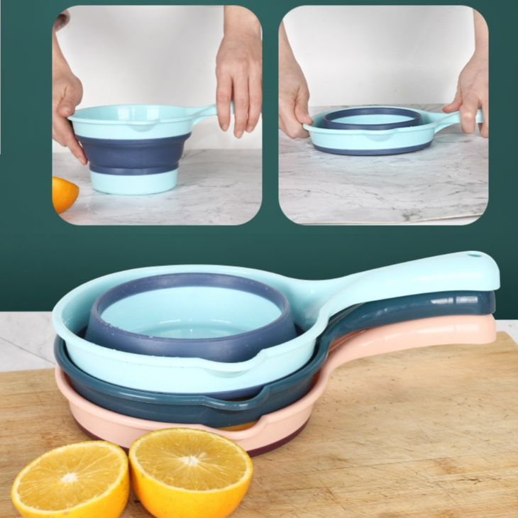 LHK 1pc Multi-Purpose Silicone Folding Dipper/Collapsible Water Scoop ...