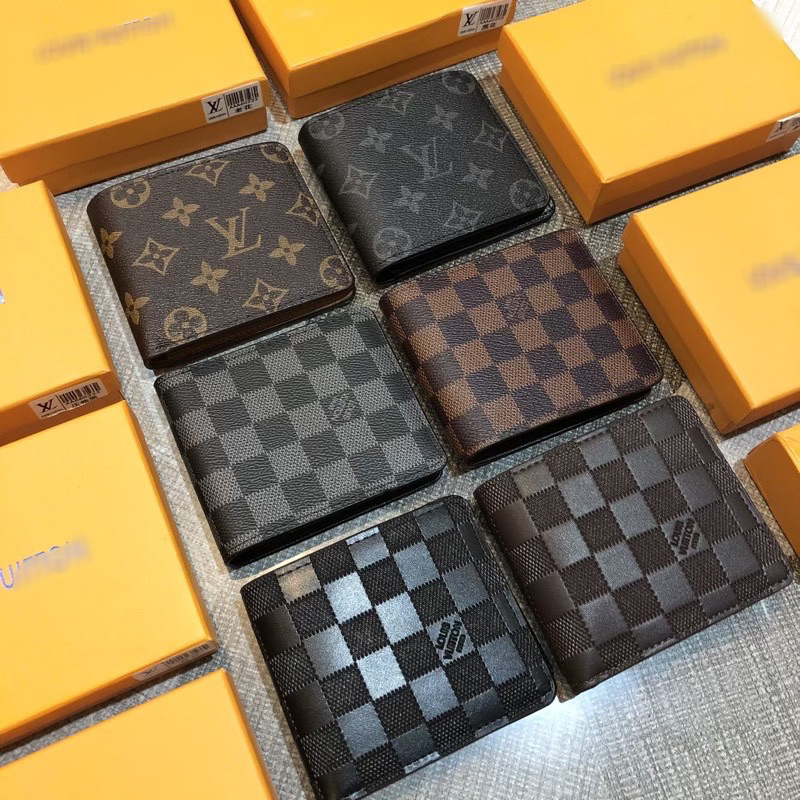 Short Bifold Mens Wallet W/Box Mirror Copy | Shopee Philippines