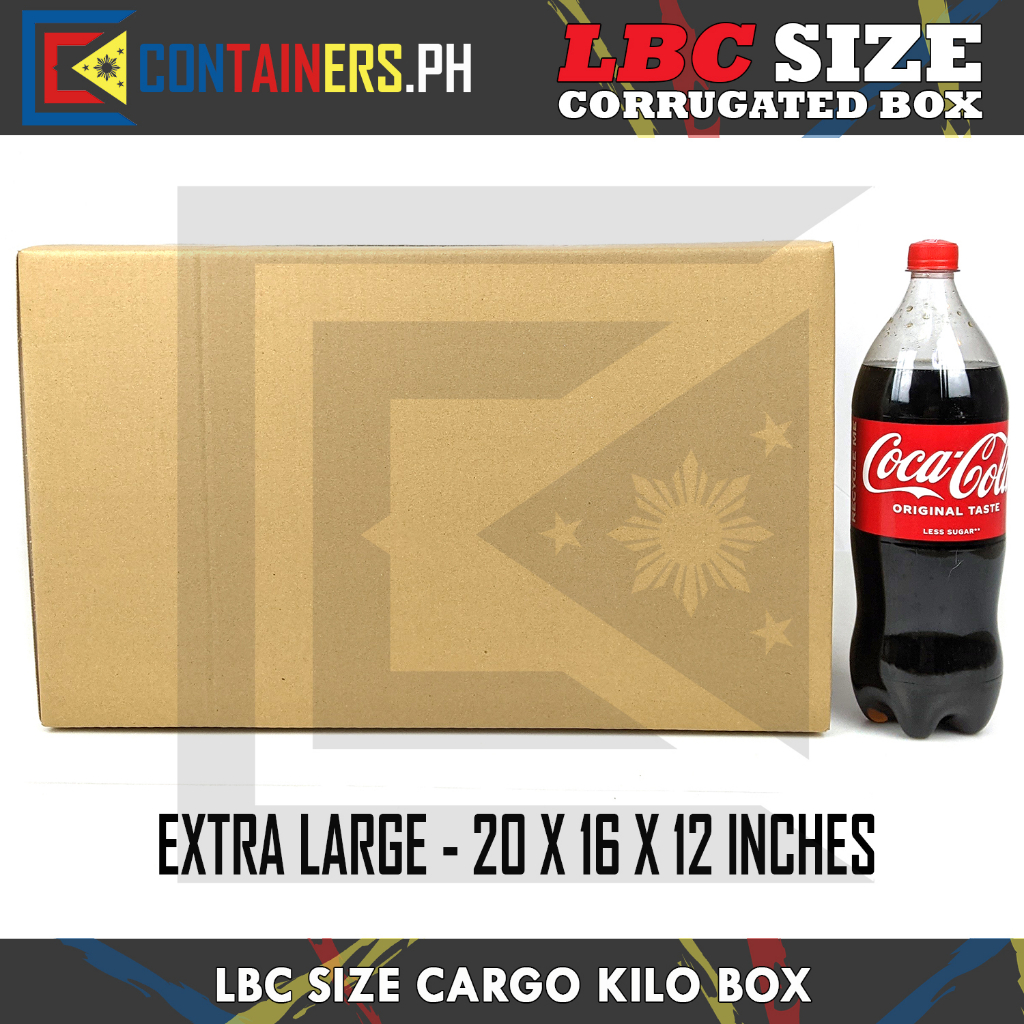 CONTAINERS.PH XLarge LBC Express Size Corrugated Cargo Shipping Box ...