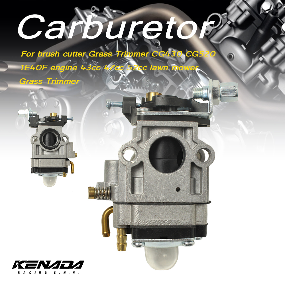 15mm carburetor for brush cutter Grass Trimmer CG430 CG520 1E40F engine ...