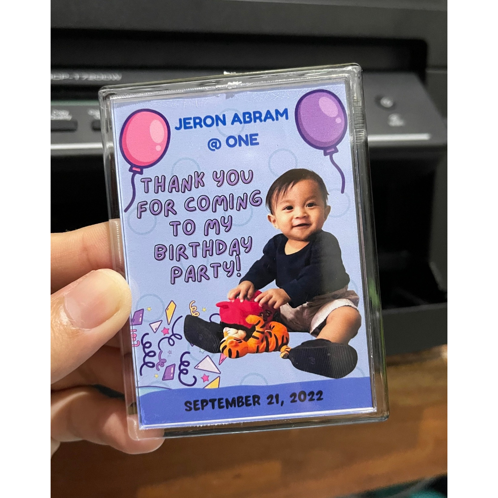 Personalized Acrylic Ref Magnet for your own choice of photo | Shopee ...