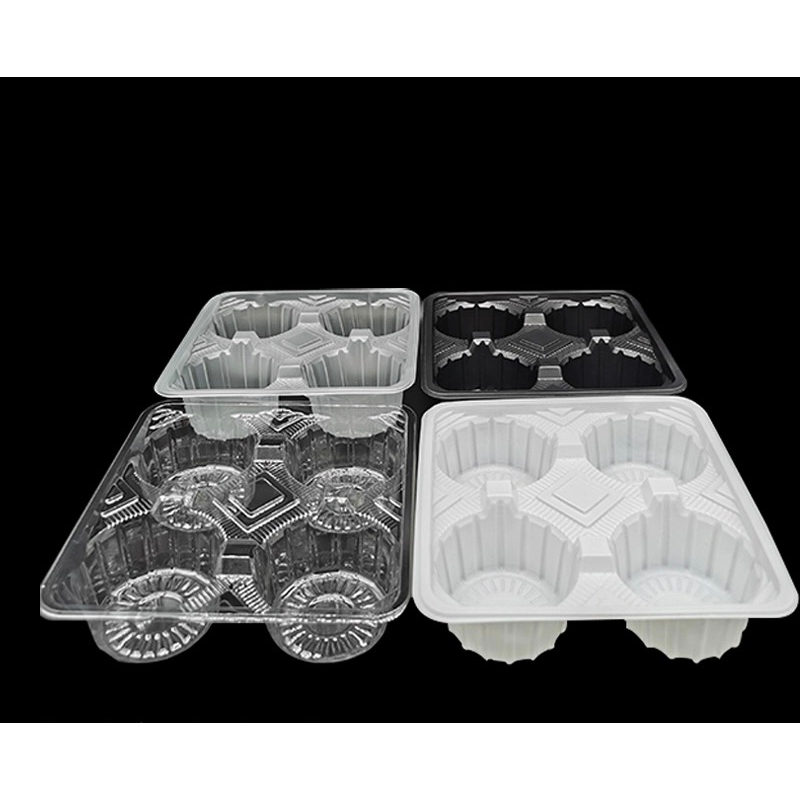 125pcs/4 cup holder white Disposable Takeout Cup Trays Coffee Carrier ...