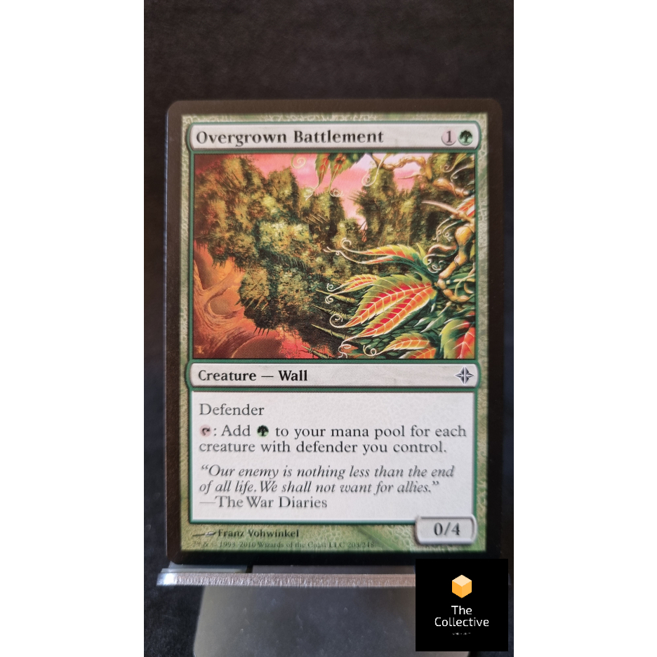 Magic the Gathering - MTG Card Game - Overgrown Battlement - ROE [GREEN ...