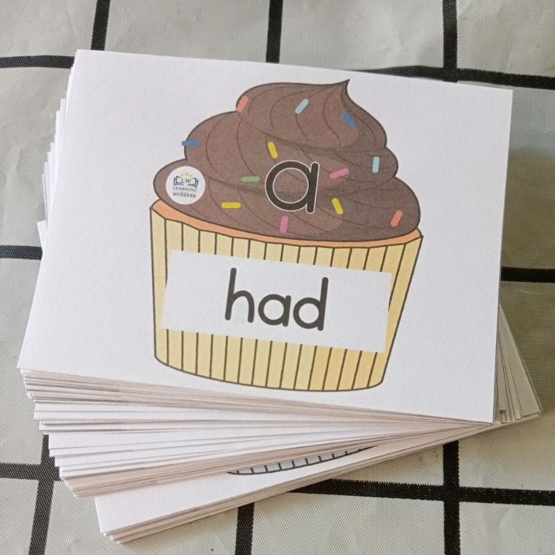 102 LAMINATED CVC WORDS (FLASHCARDS) | Shopee Philippines