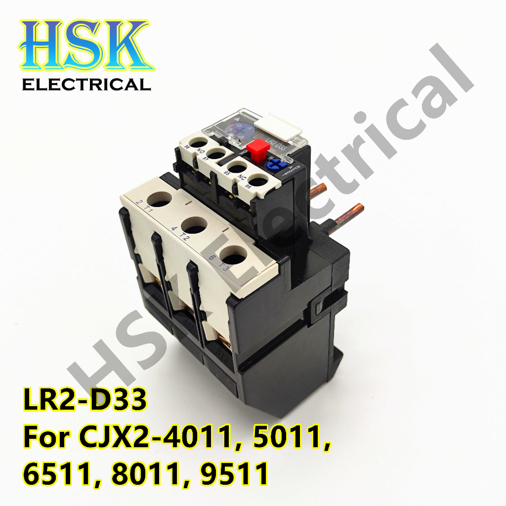 LR2-D33 Thermal Overload Relay for CJX2-4011 CJX2-5011 CJX2-6511 CJX2-8011 CJX2-9511 | Shopee ...
