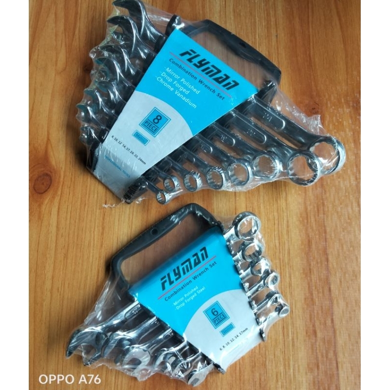 flyman original tools 8 pcs and 6 pcs combination wrench set heavy Duty ...