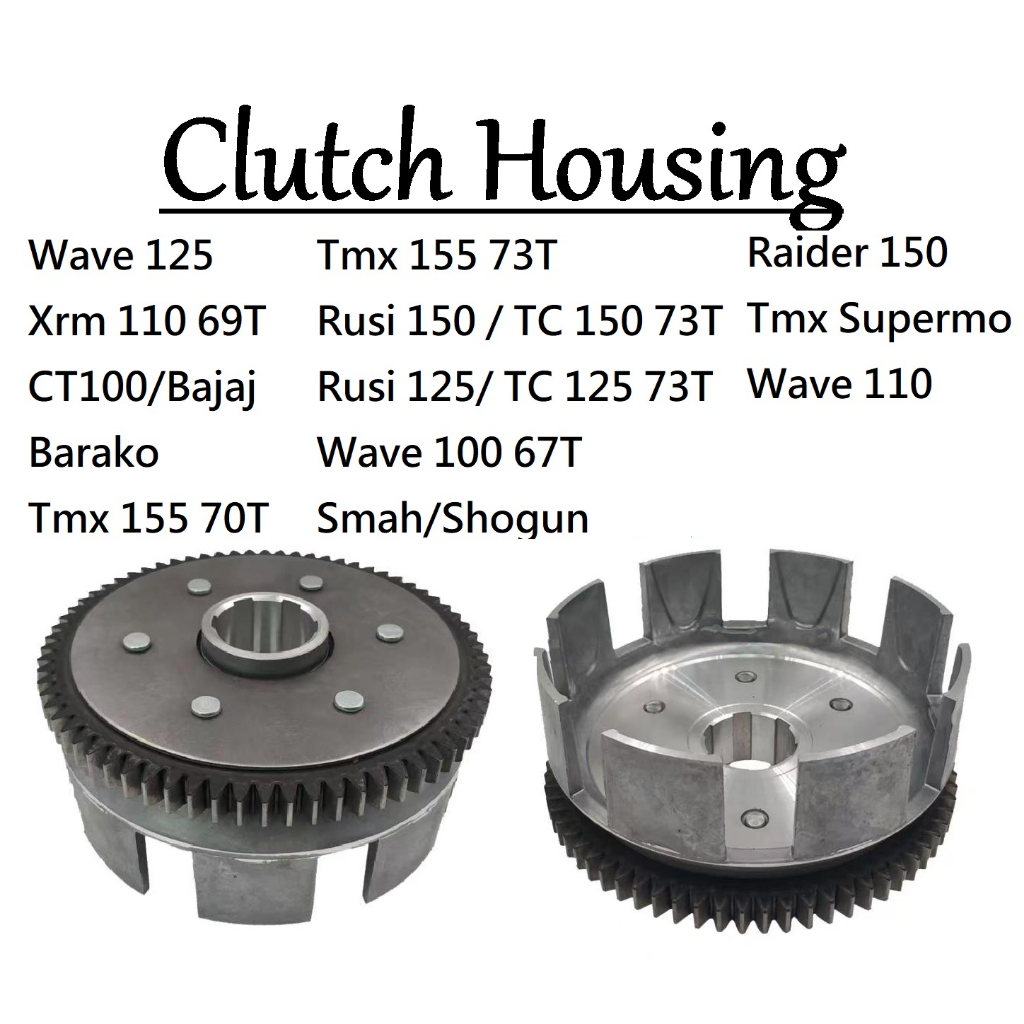 Motorcycle Clutch Housing For Wave/Xrm/Raider/Rusi/Tmx Supermo/Tmx ...
