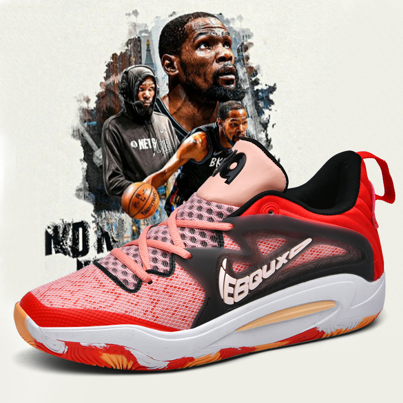 Jh New Fashionable Kd 15 High Cut Basketball Shoes Rubber Sole Spike ...