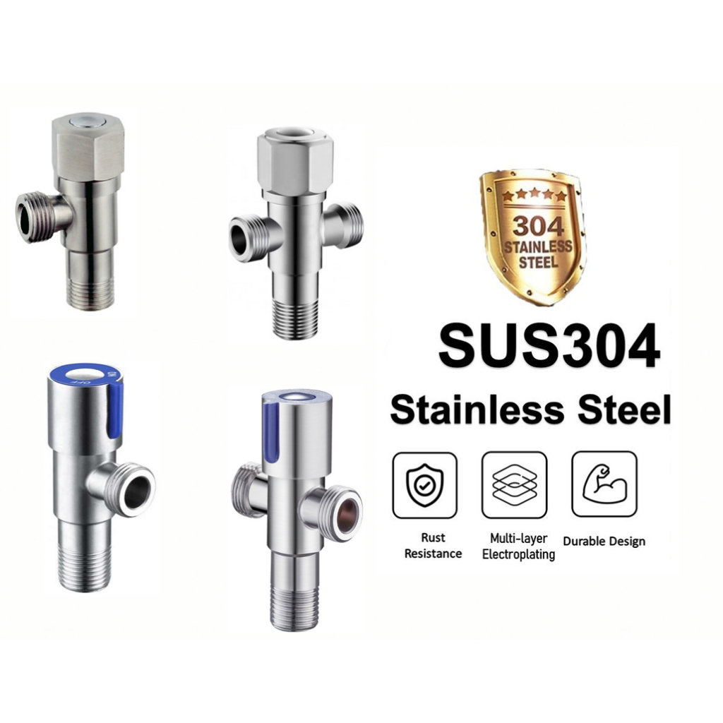 304 Stainless Steel Angle Valve | Shopee Philippines
