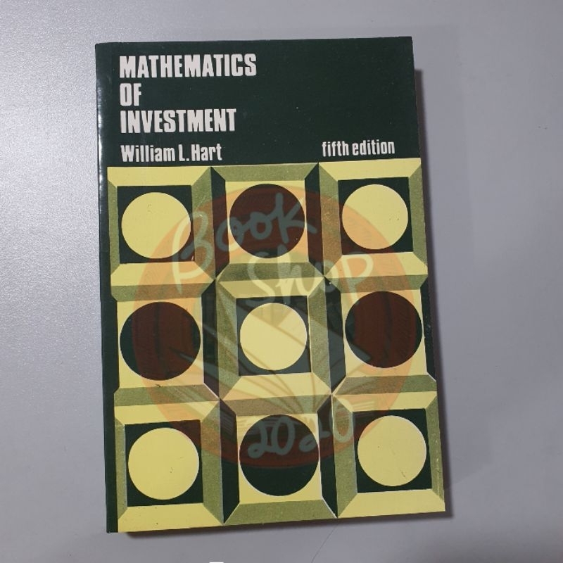 Mathematics of Investment fifth edition By: William L.Hart | Shopee ...
