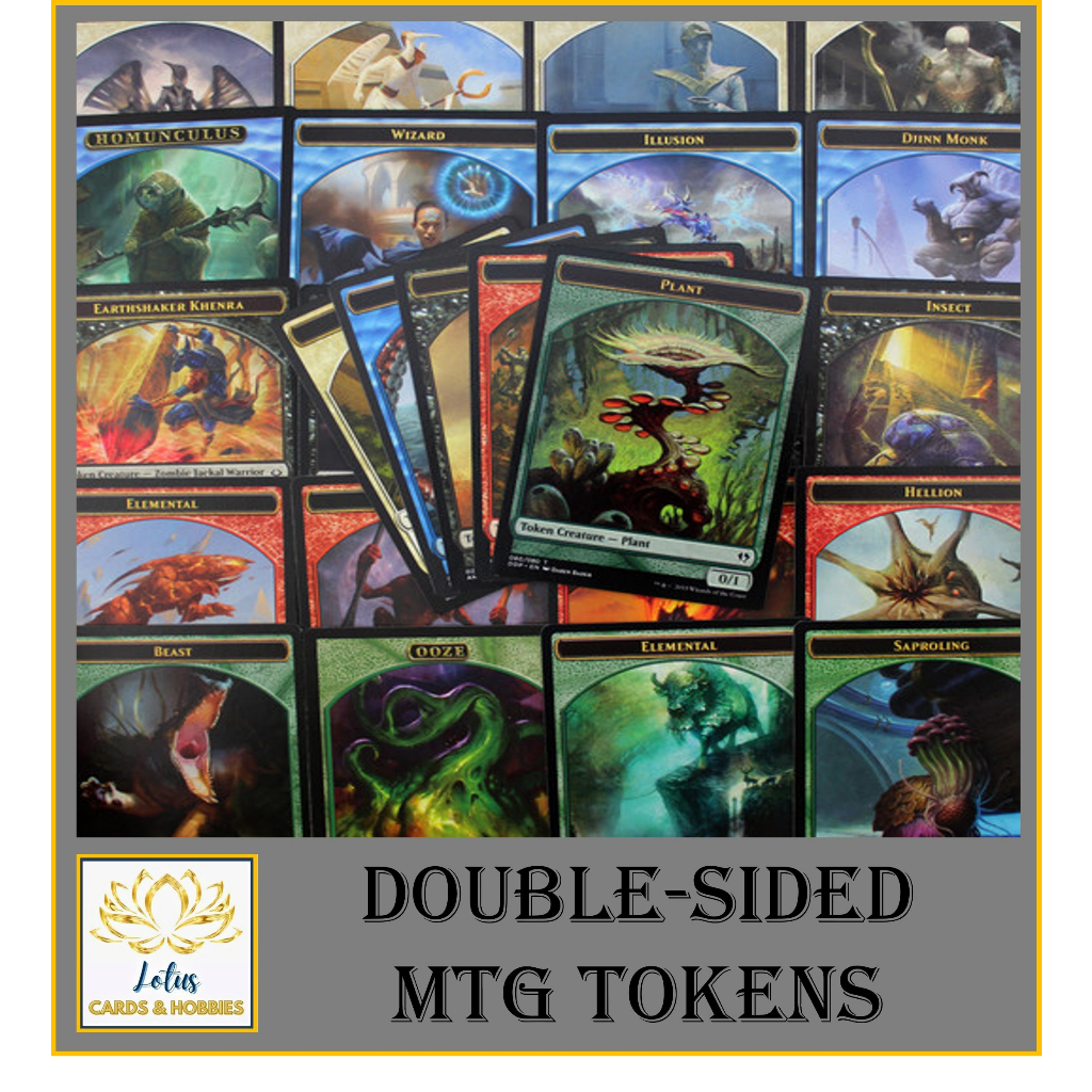 Magic the Gathering | Double-Sided MTG Tokens - Album 7 | Shopee ...