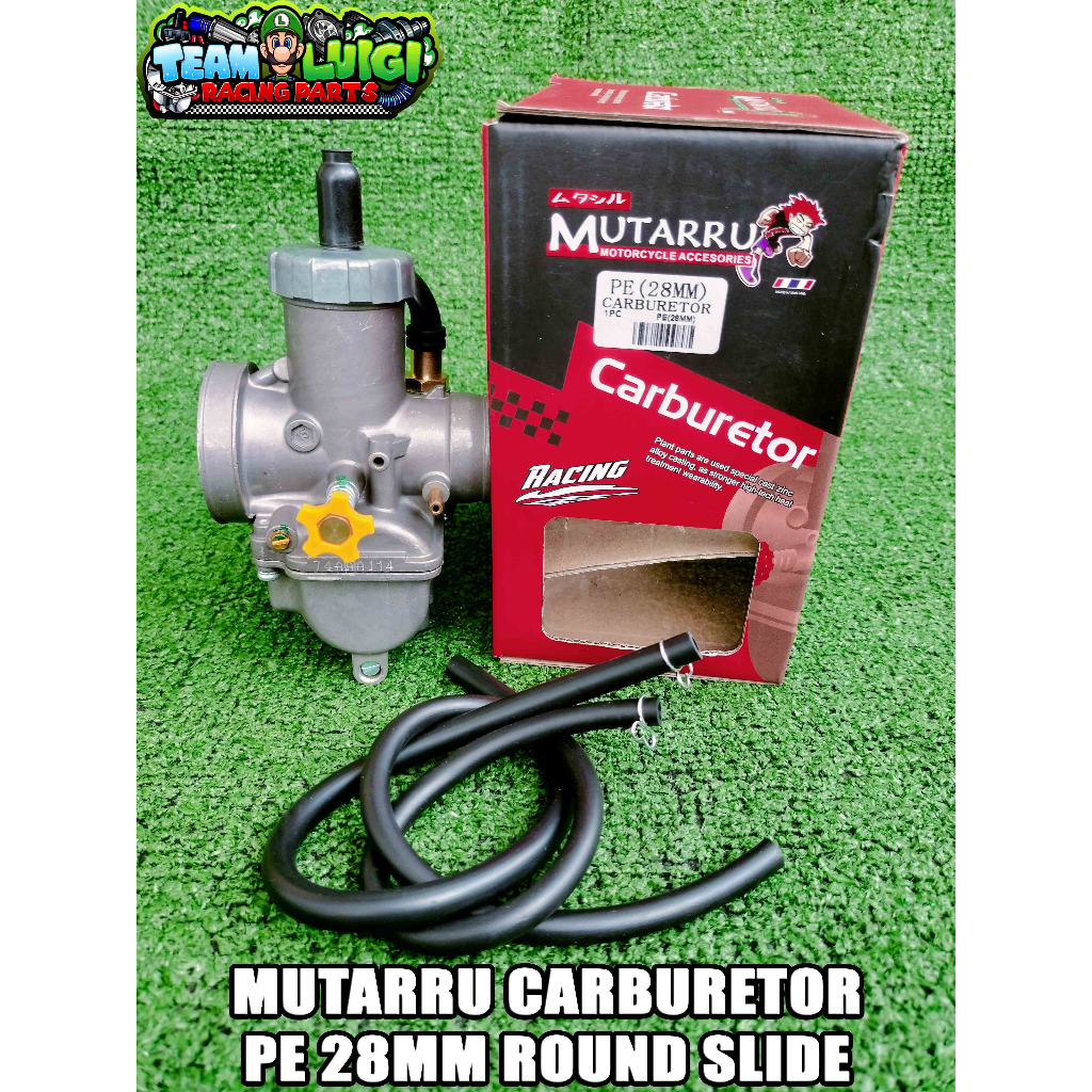 MUTARRU CARBURETOR FOR PE 28MM ROUND SLIDE DOTTED SERIAL FACTORY POLISH ...