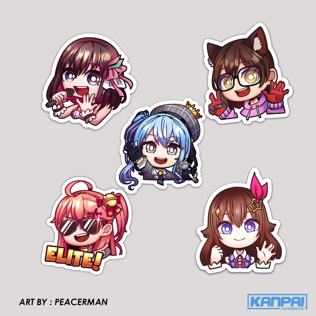 Kanpai Co. Chibi Sticker Sets - 0TH GEN | Shopee Philippines