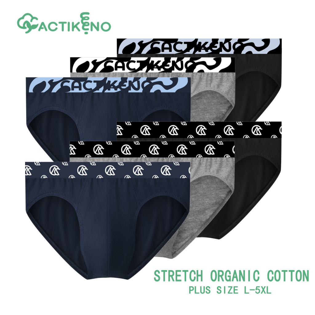 Cacti Keno 3 Pcs Boxer Briefs For Men Underwear Men's Brief Original ...