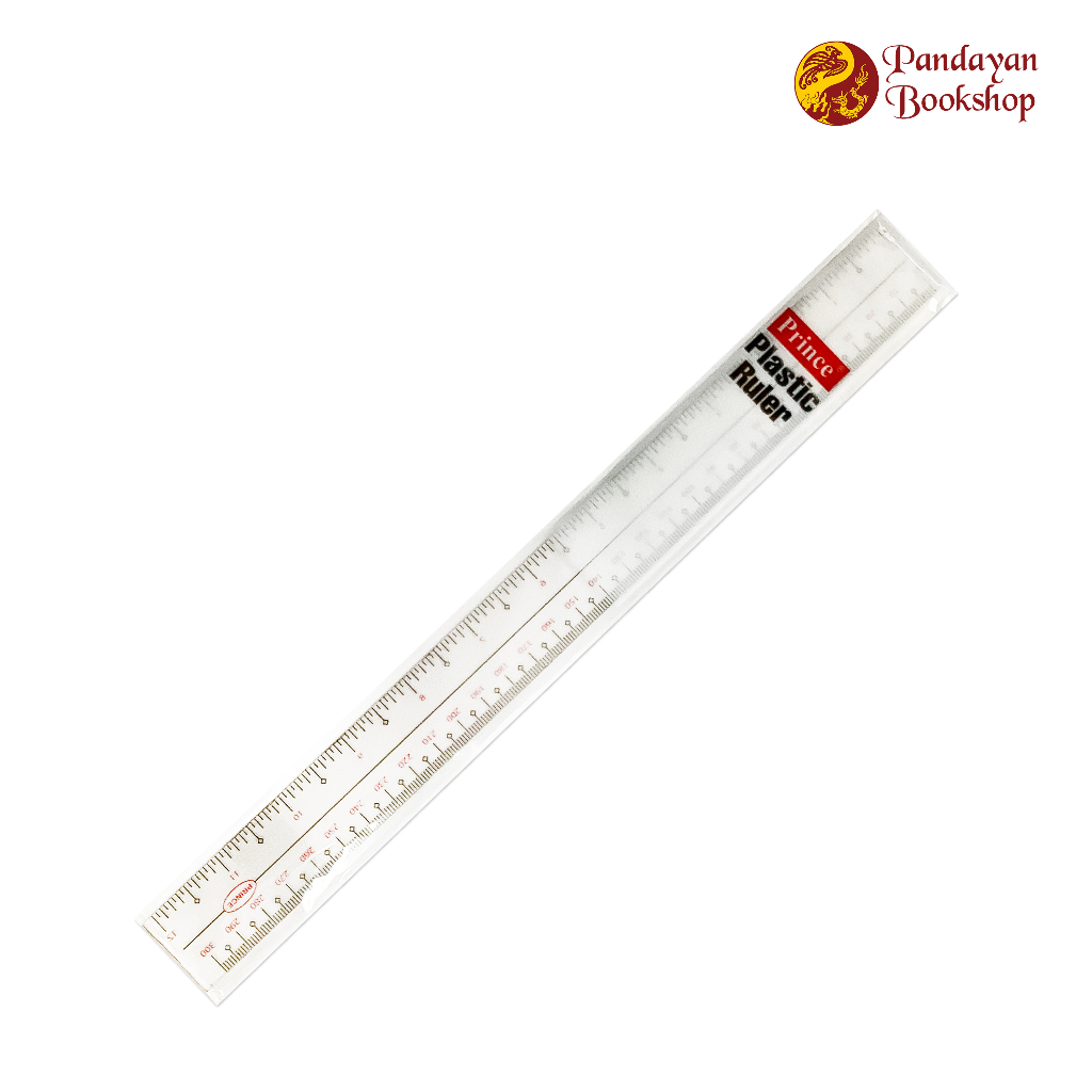 Prince Plastic Ruler 12" | Shopee Philippines
