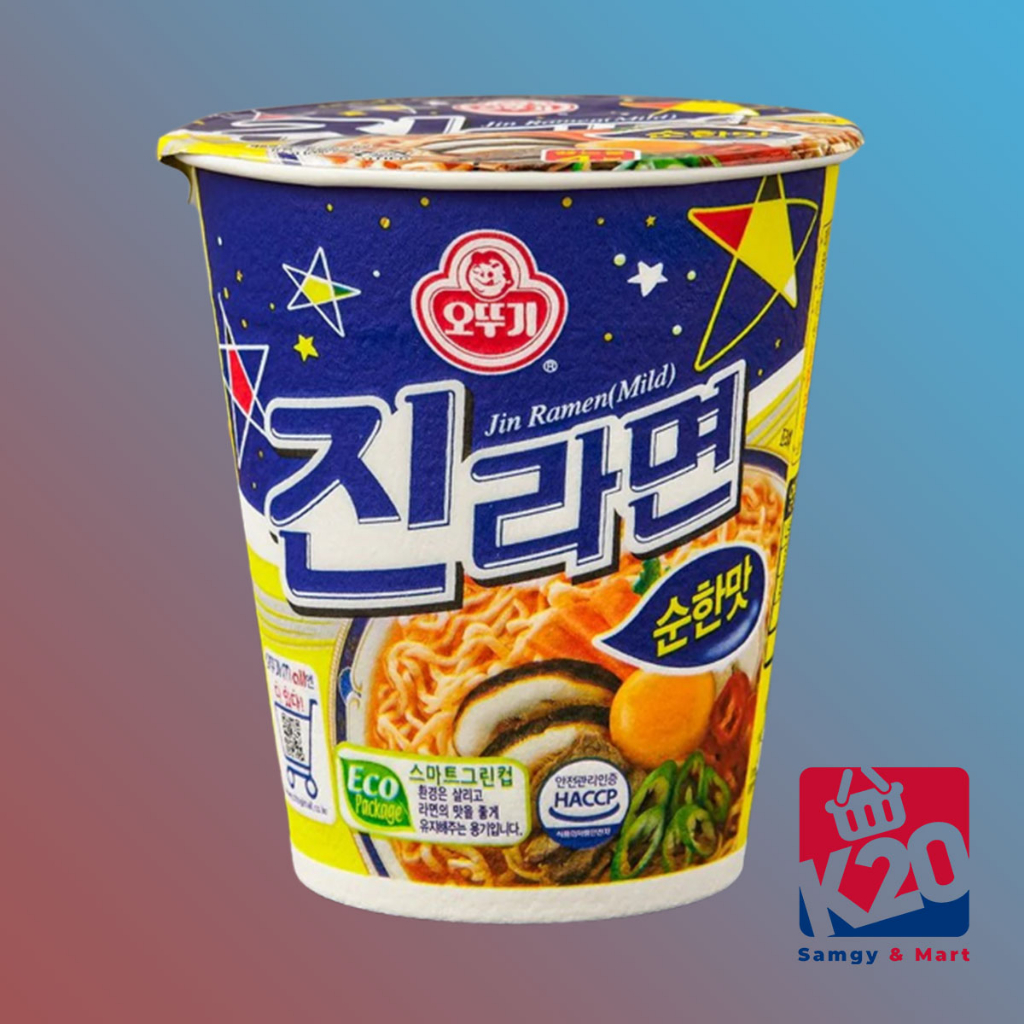 Ottogi Jin Ramen Cup Noodles Mild 65g | 110g | Shopee Philippines