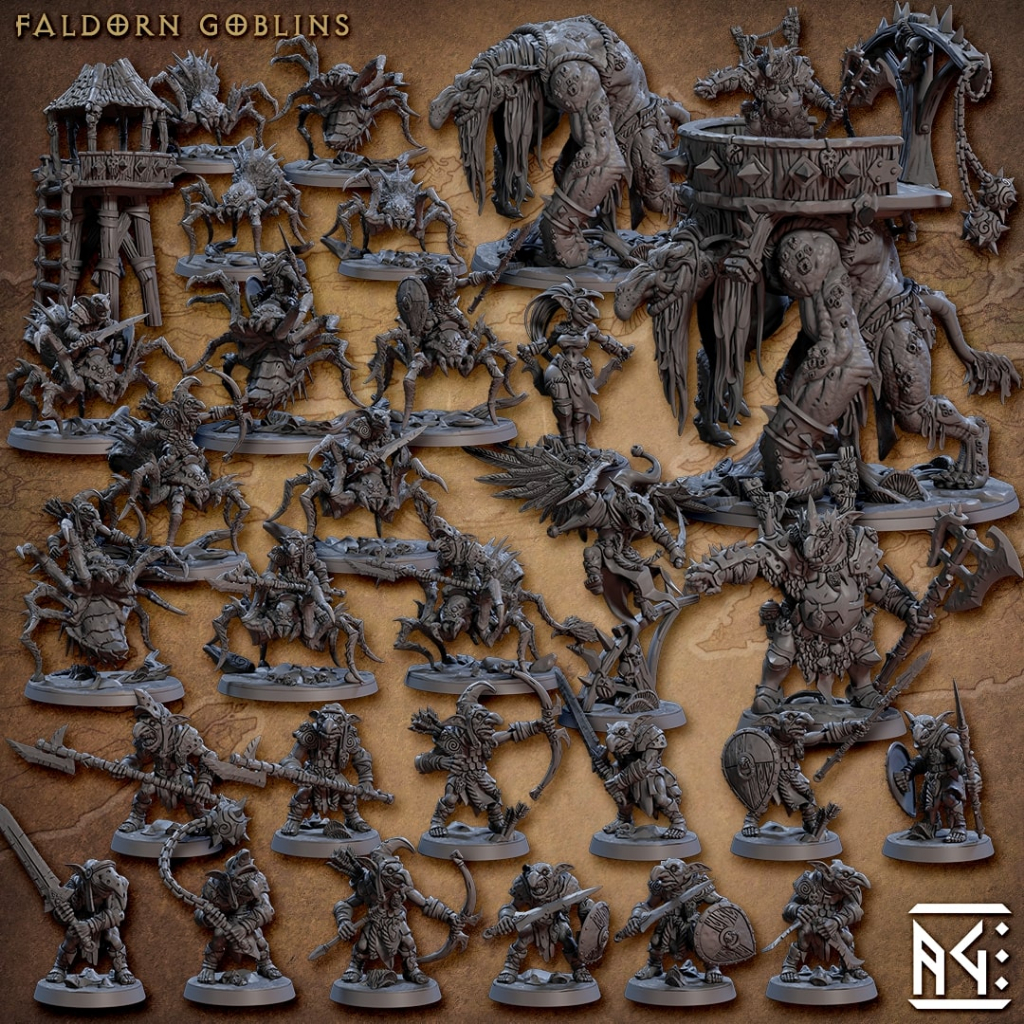 ARTISAN GUILD - Faldorn Goblins -Tabletop Miniatures DND | Shopee ...