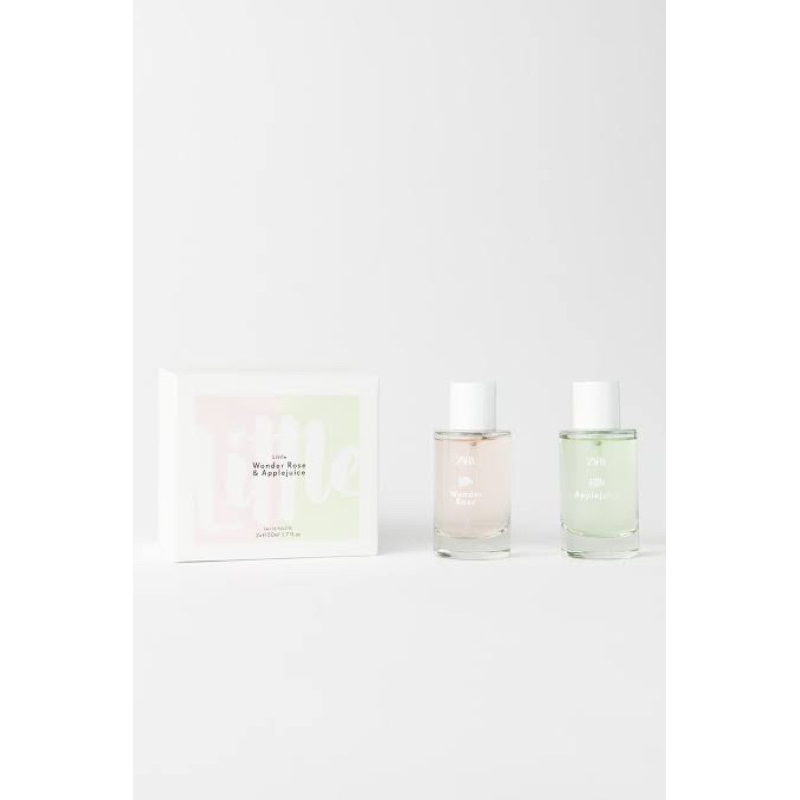 ZARA LITTLE WONDER ROSE AND APPLEJUICE EAU DE TOILETTE 2X50ml | Shopee ...