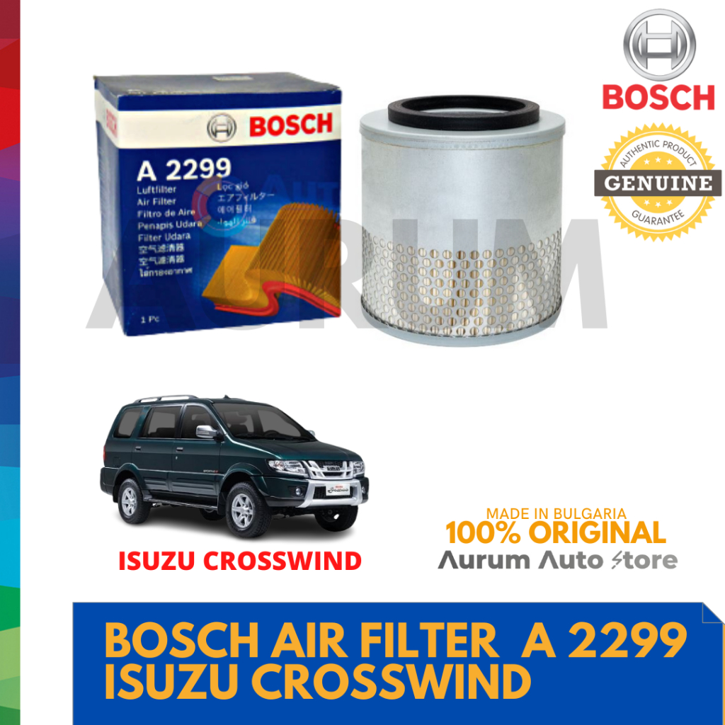 Bosch Air Filter For Isuzu Crosswind | Shopee Philippines