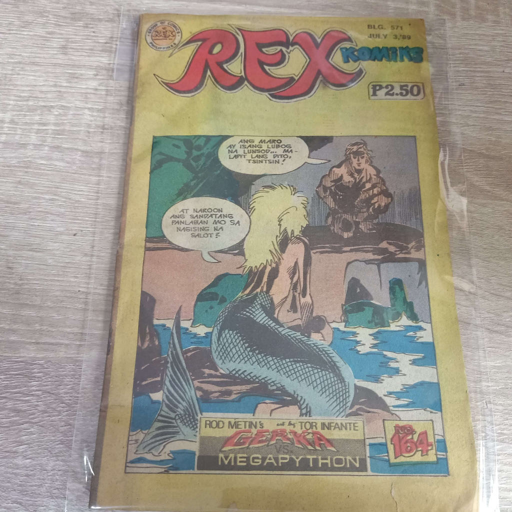 Rex #571 - July 3, 1989 - vintage tagalog pinoy komiks | Shopee Philippines