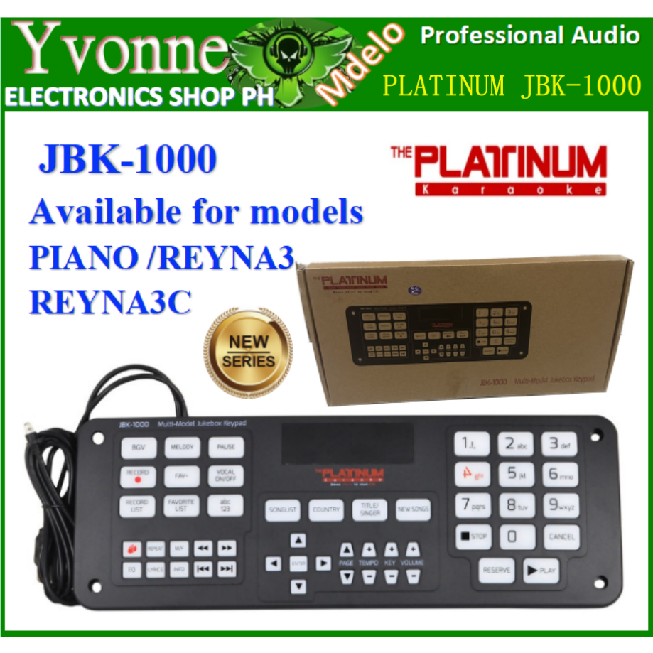 The 1PCS Platinum Original (BK1000O) Jukebox Keypad for Platinum Piano ...