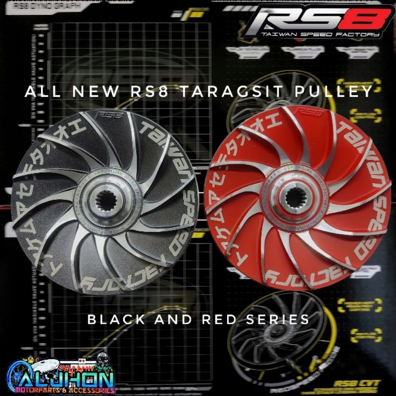 RS8 TARAGSIT PULLEY SET V4.2 2 ANGLE PROFILE DUAL SPEED RAMP | Shopee Philippines