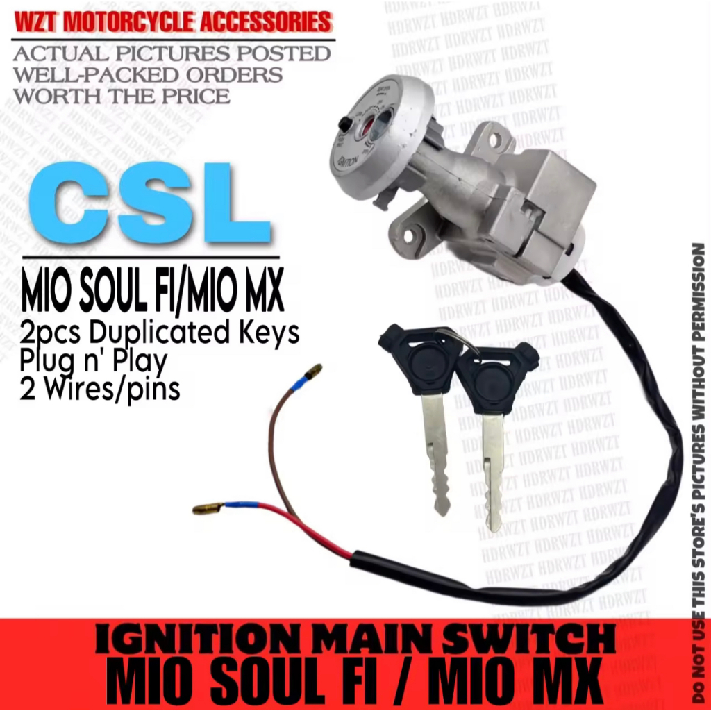 Yamaha Mio Soul Fi / Mio Mx Ignition Main Switch Motorcycle Accessories ...