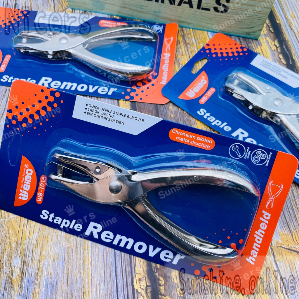 Metal Hole Puncher and Staple Remover Single Hole punch 6mm Paper ...