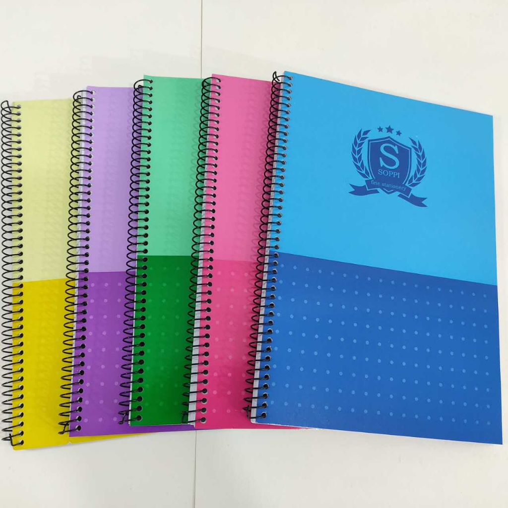 Spiral Notebook [Soppi] 6 inch x 8.5 inch | Shopee Philippines