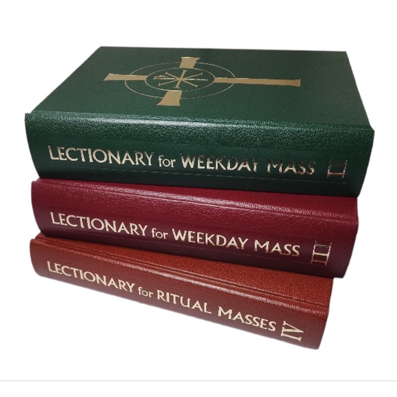 Lectionary - Weekday Masses (Set of 3/Chapel) | Shopee Philippines