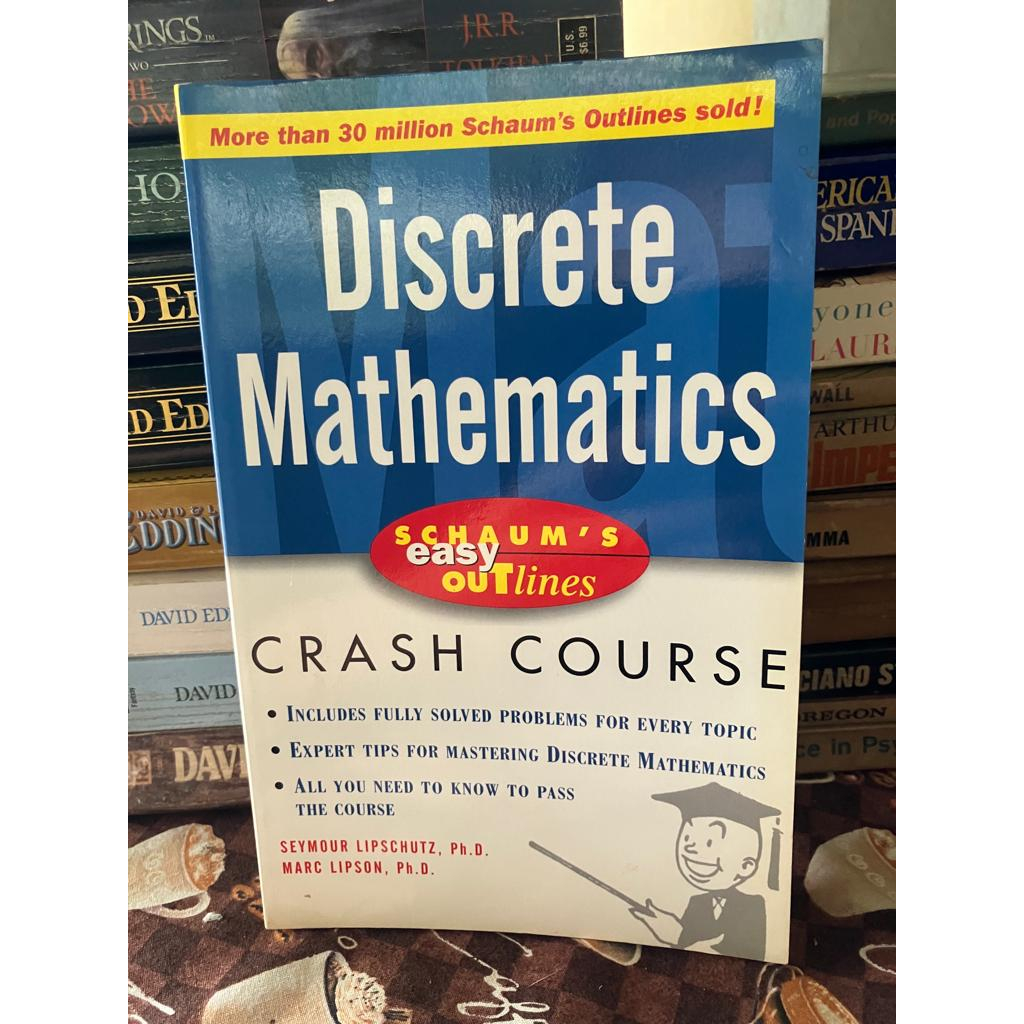 Discrete Mathematics Schaum's Easy Outlines Math Book by Serymour ...