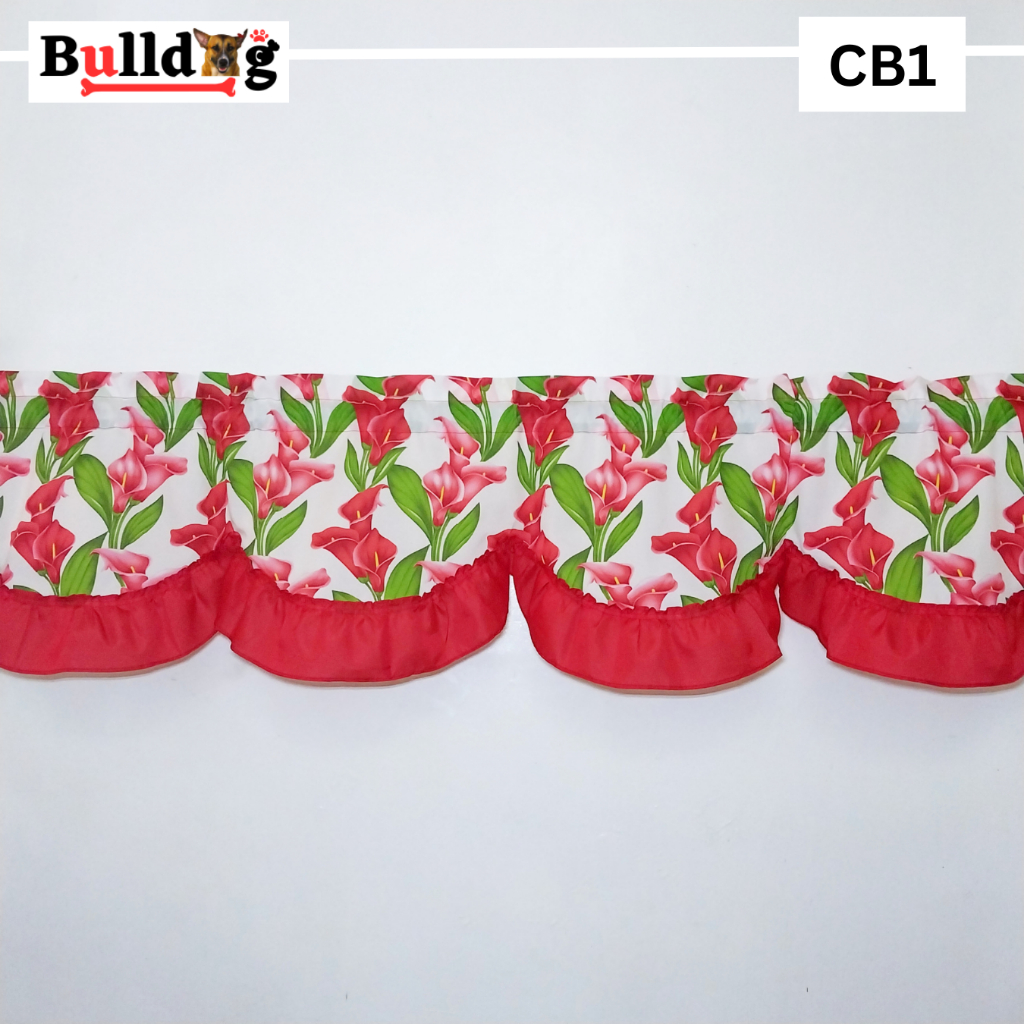 SCHOOL CLASSROOM CURTAIN/ VALANCE CURVE CUT DESIGN 60X15 INCHES ...