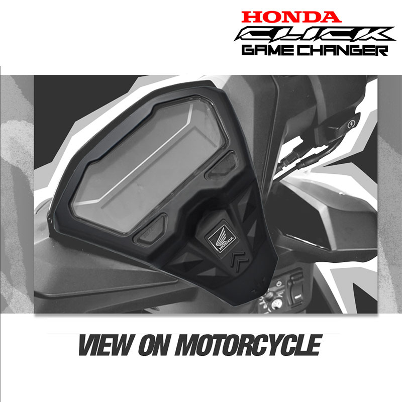 Carbon Gauge Cover Panel Gauge Protector For Honda Click 150 VARIO ...