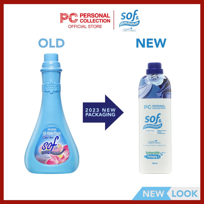 SOF & MMMMM Concentrated Fabric Conditioner All-time Fresh 1000ml ...