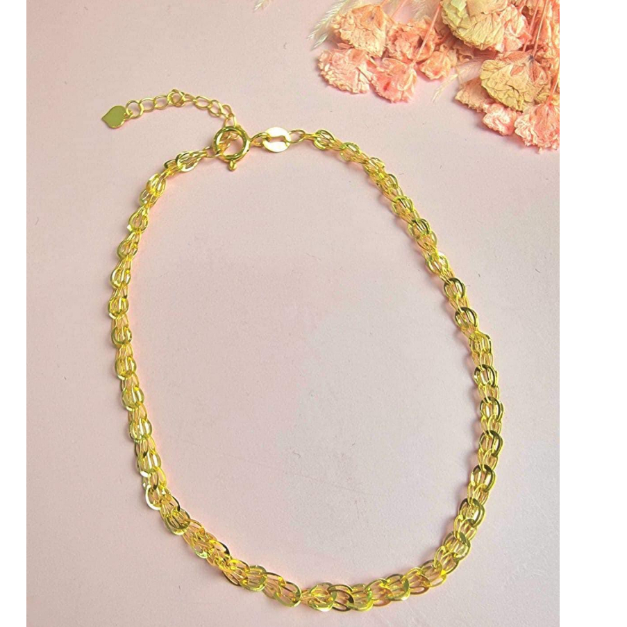 MAIBAGELYAS Full Palay Bracelet 18K Saudi Gold Pawnable Real Gold ...