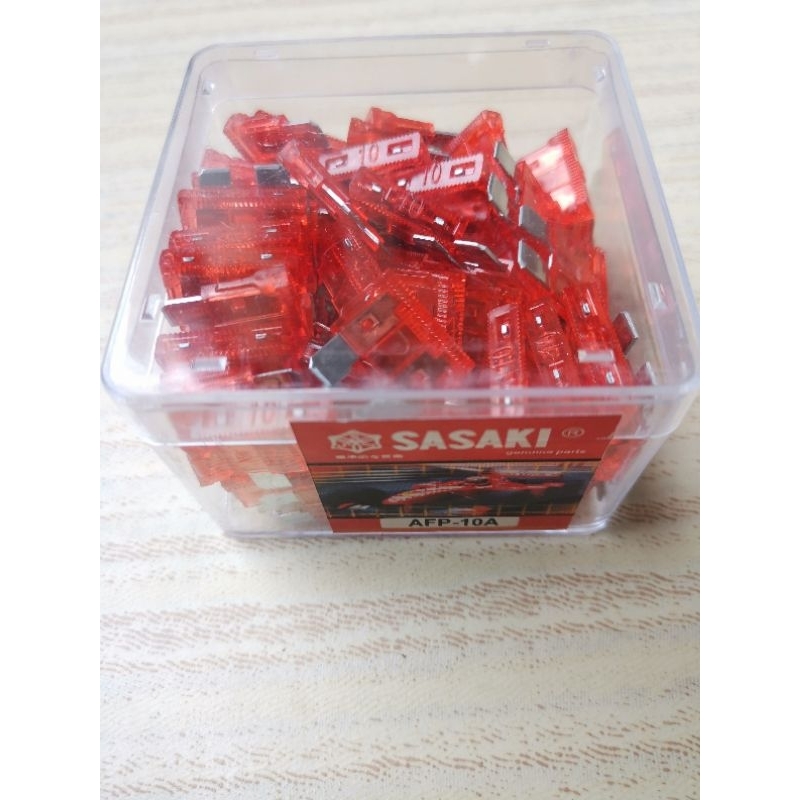 Fuse Plug In Type 10A 1Box 100pcs Sasaki | Shopee Philippines