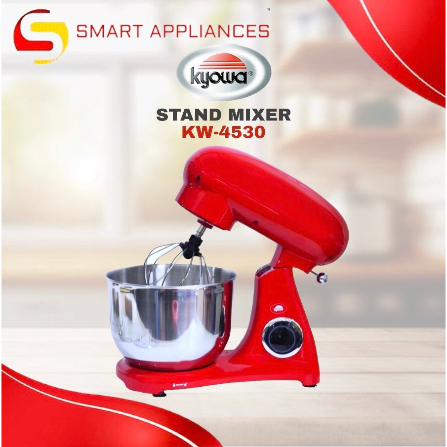Kyowa Stand Mixer 6.5 liters KW-4530 Die-Cast Aluminum Body RED /BLACK ...