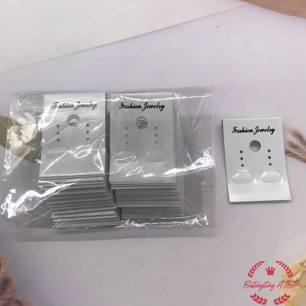PVC Plastic Earring Card | Shopee Philippines