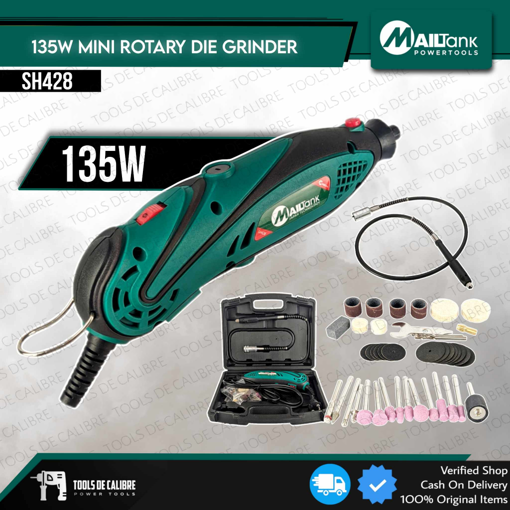 MAILTANK Mini Die Hand Rotary Grinder 135W SH428 | Shopee Philippines