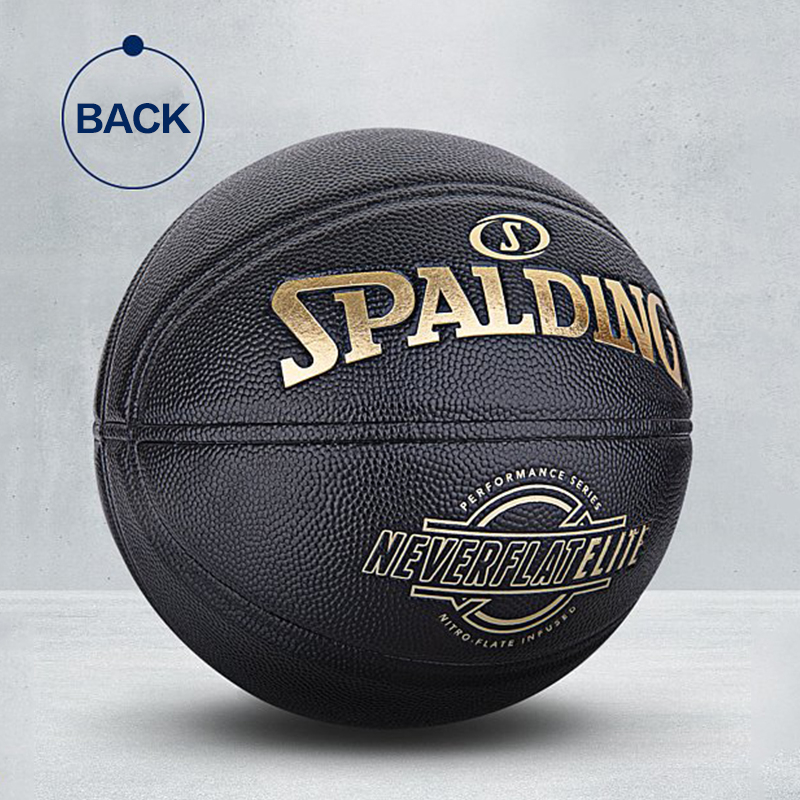 Spalding 74-606Y NBA Basketball Size 7 Leather Material Ball Outdoor ...