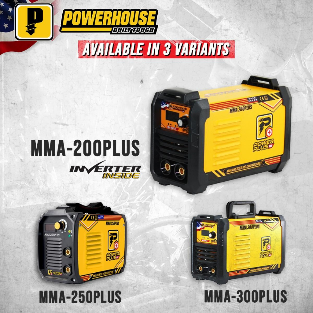 Powerhouse Powerplus MMA Inverter Welding Machine 200A 250A 300A ARC ...