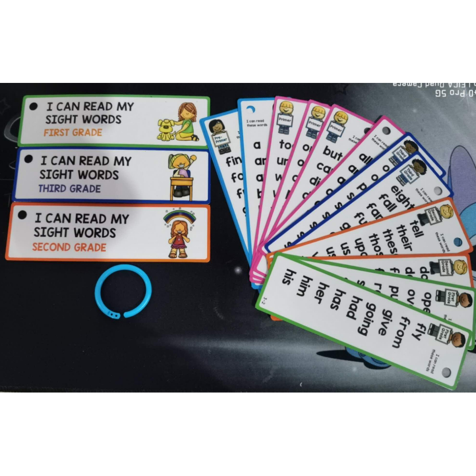 UG Toddlers english sight words educational learning flash cards ...