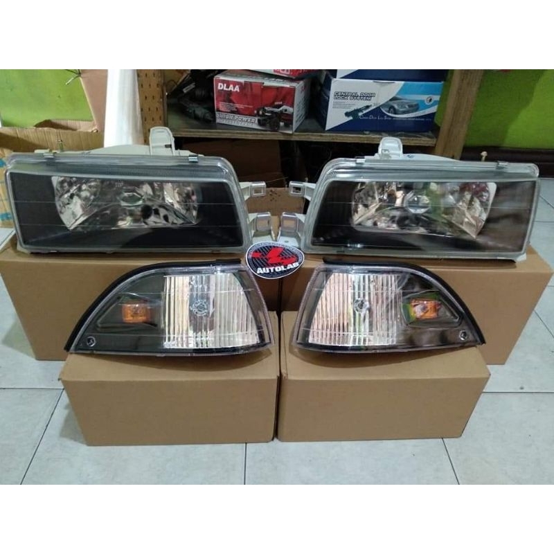 Corolla EE90/AE92 SMOKE HEADLIGHTS & CORNER LIGHTS (SET) | Shopee ...