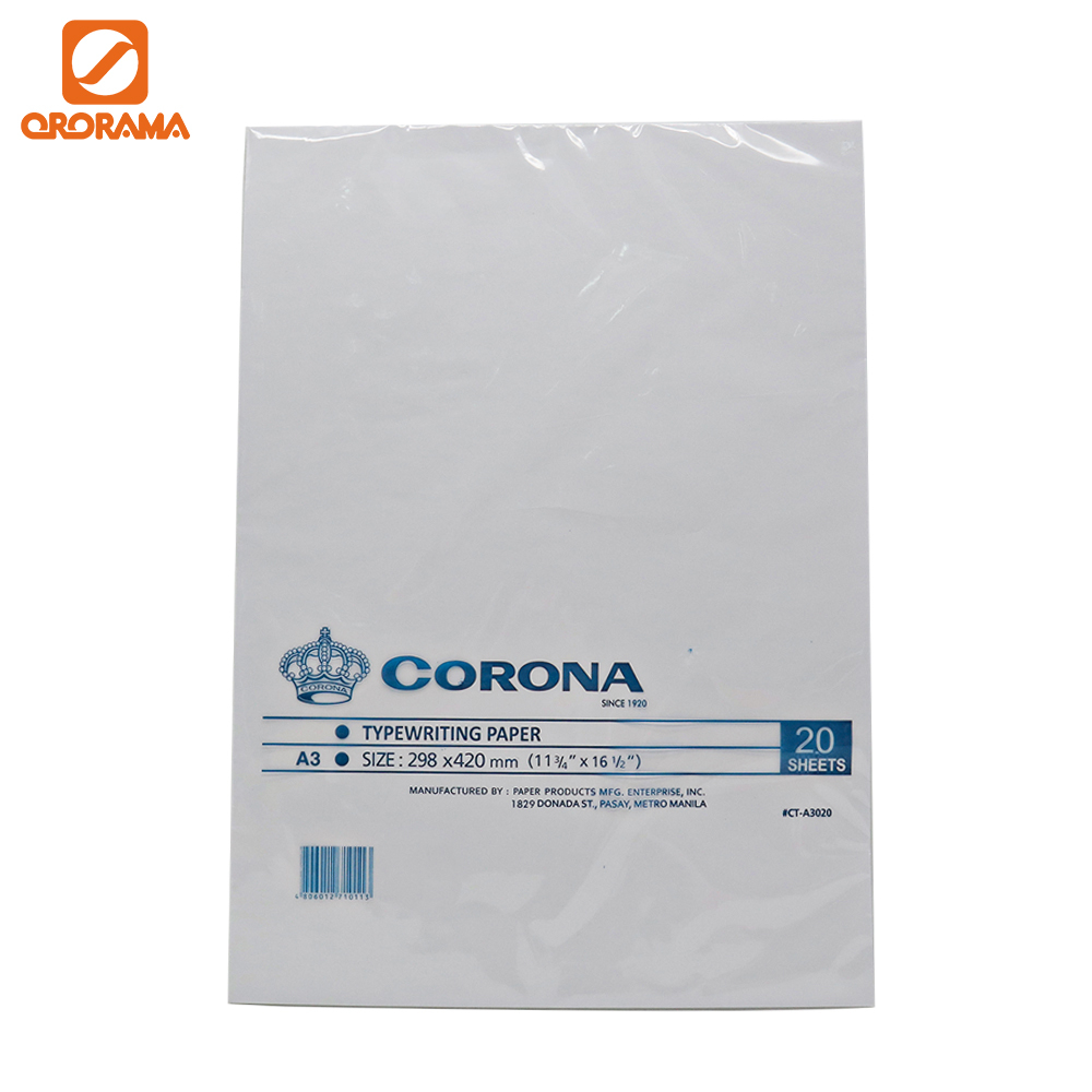 A3 Type Writing paper Corona 20 Sheets For Printing | Shopee Philippines