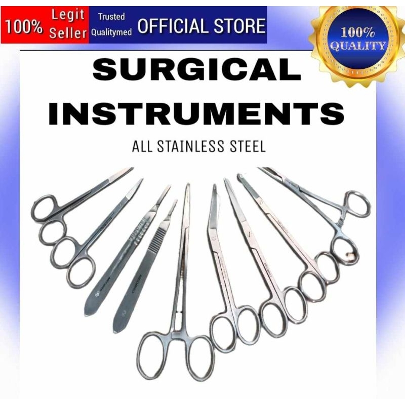 Medical/ Surgical Scissors, Forceps and Holder (Stainless steel) Good ...