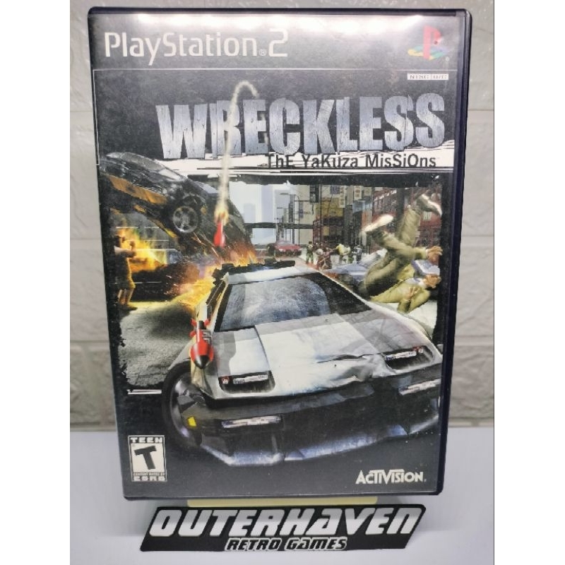 PS2 Wreckless The Yakuza Mission NTSC UC (Standard Edition) | Shopee ...